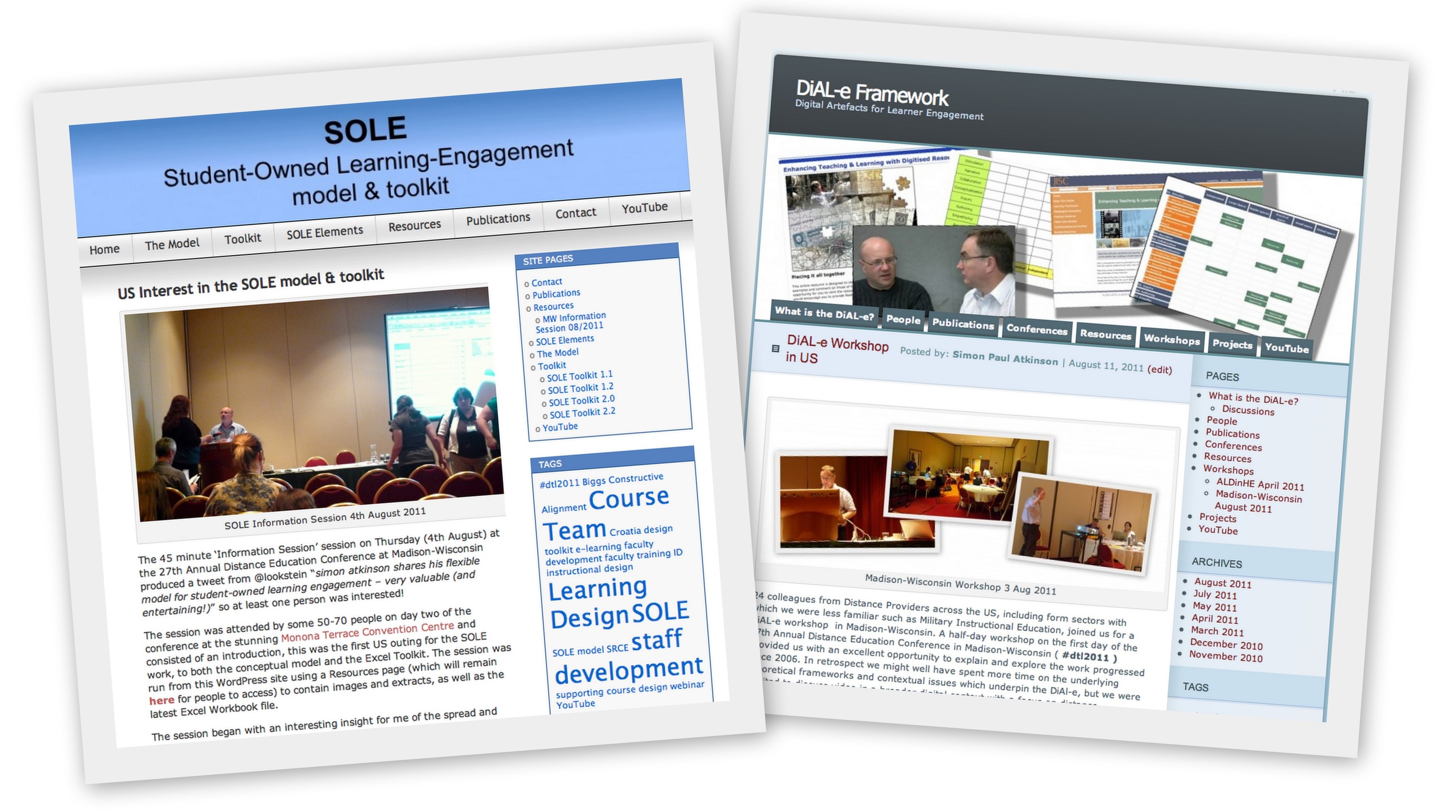 DiAL-e and SOLE at Distance Education Conference Madison-Wisconsin 2011 ...